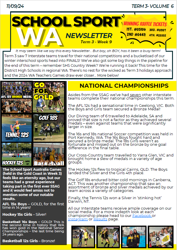 Newsletter – SSWA